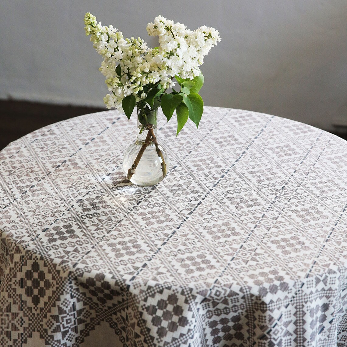 Tablecloth Linen Square Tablecloth Brown Tablecloth Table Cloth Table ...