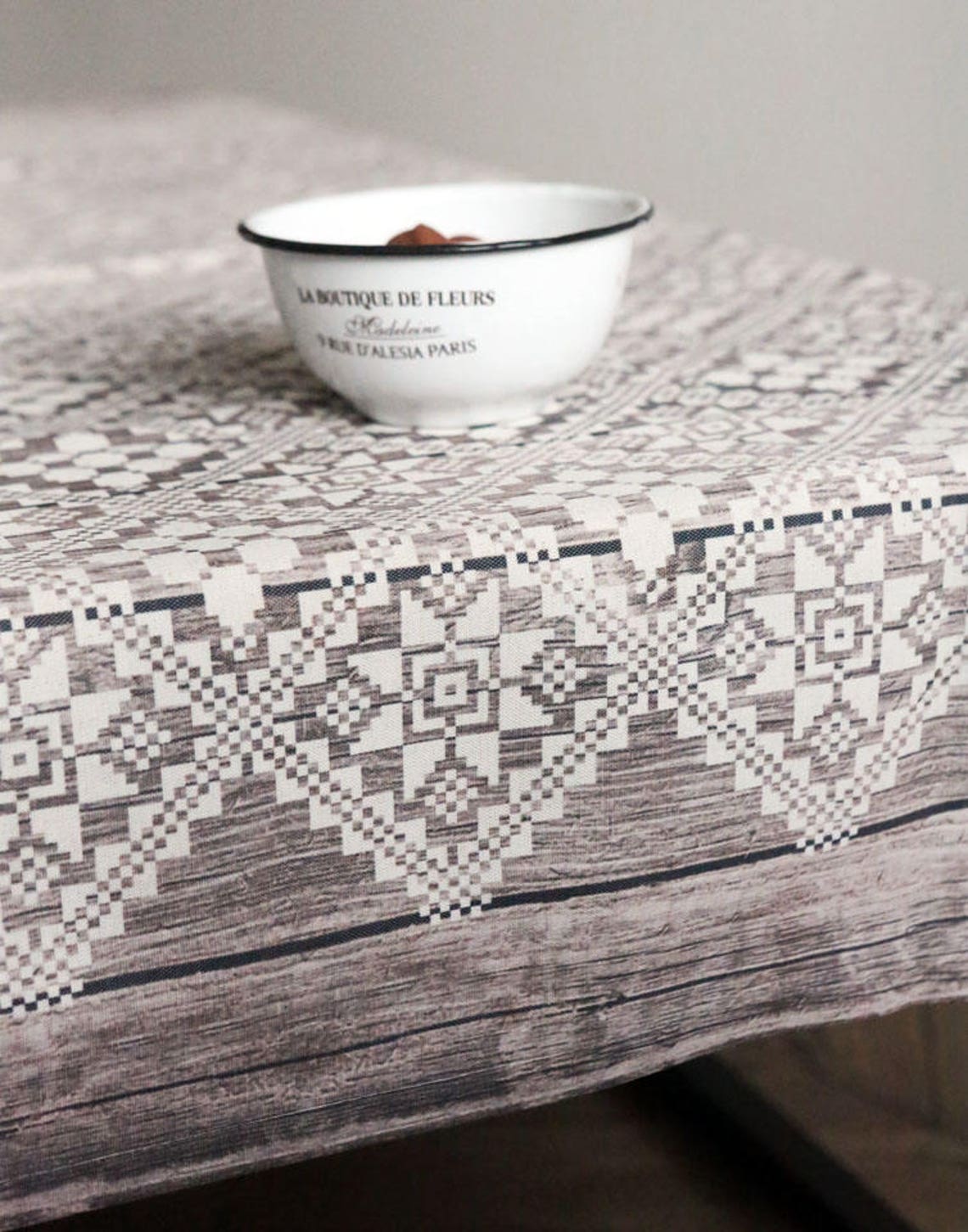 Table Cloth Long Rectangle Tablecloth Table Cloth Brown Tablecloth ...