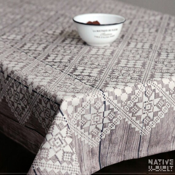 Table Cloth Long Rectangle Tablecloth Table Cloth Brown - Etsy