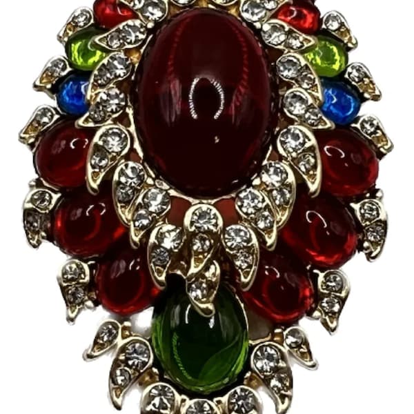 Cabochon Brooch Pin - Etsy