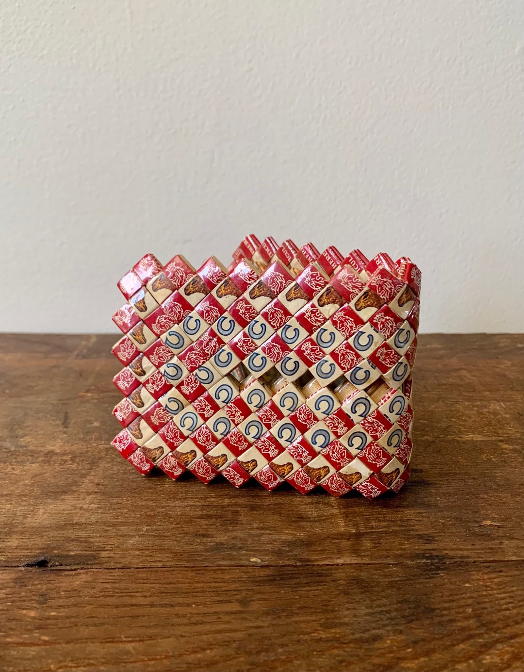 Vintage Prison Art Cigarette Pack Wallet, Tramp Art, Folk Art - Etsy