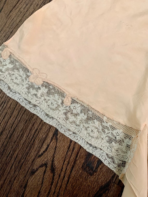 Vintage 1930s Pale Peach Silk Tap Pants, 30s Lingerie - Gem