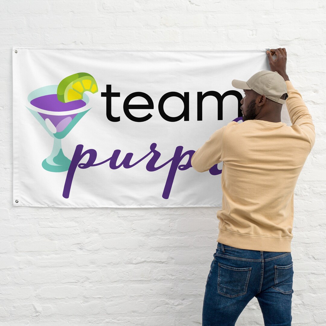 Team Purple Flag - Etsy