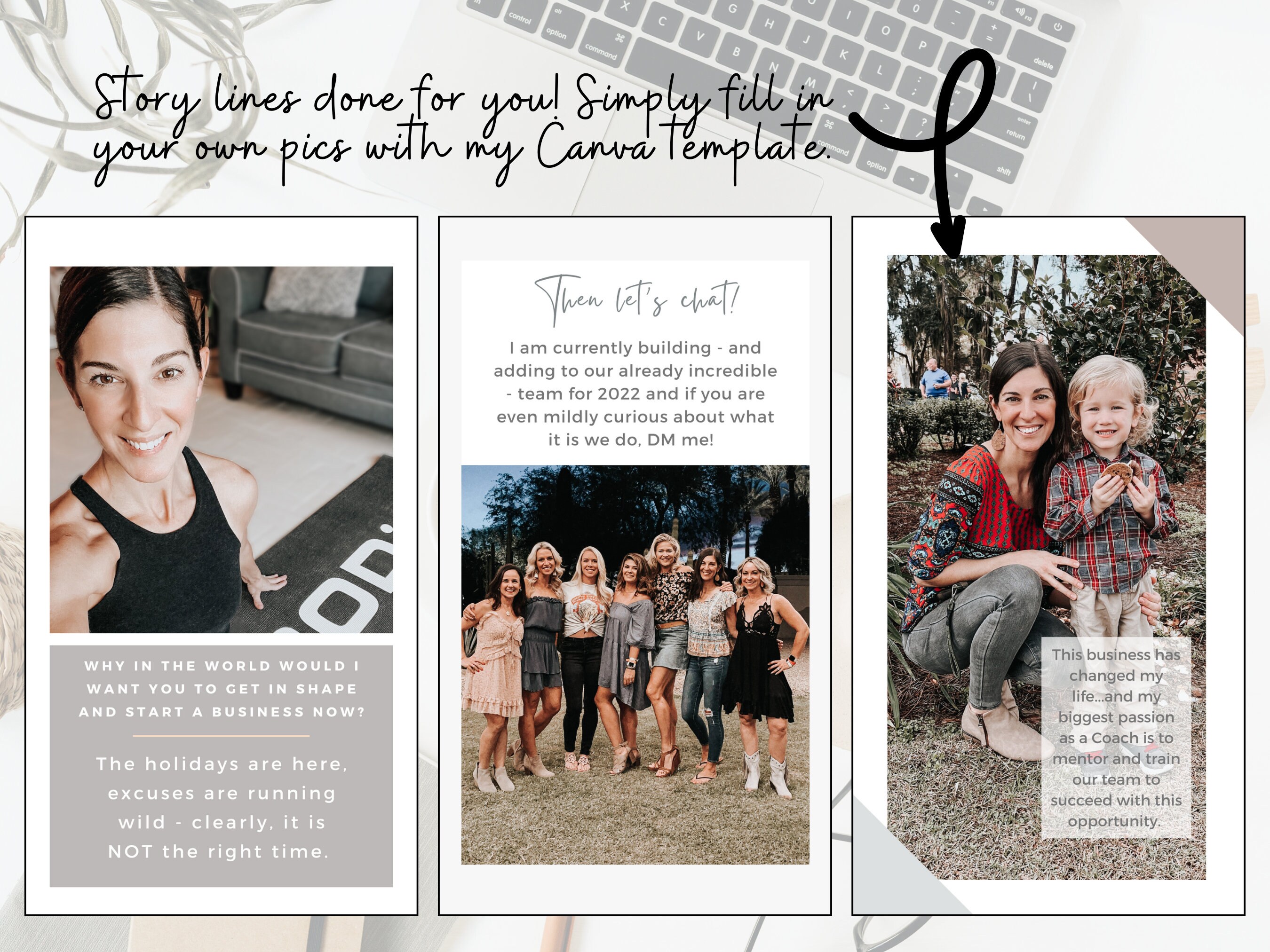 CANVA Bodi Partner Story Line for Holidays/new Year - Etsy