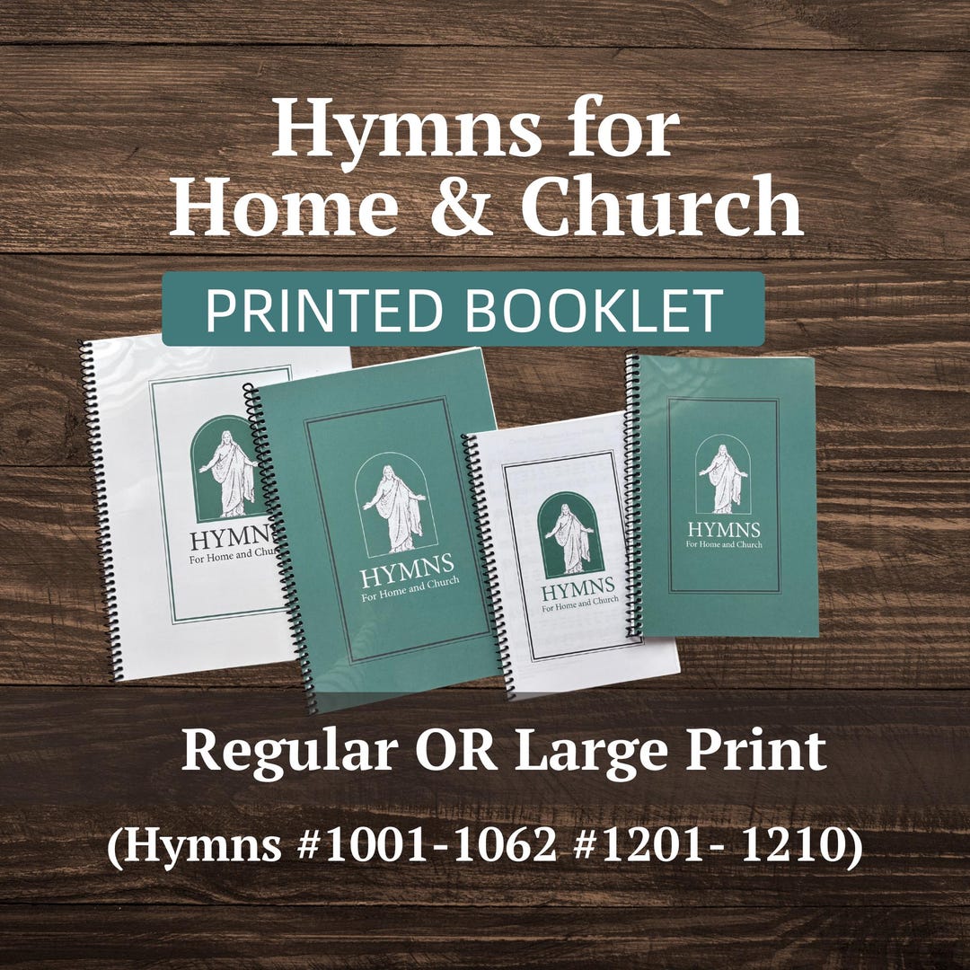 LDS Hymns for Home & Church Booklet - Updated 2/26/26 - Etsy