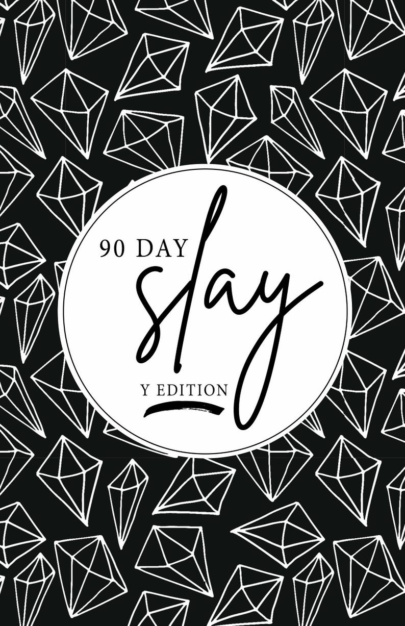 INSTANT DOWNLOAD - 90 Day Slay Workbook - Etsy