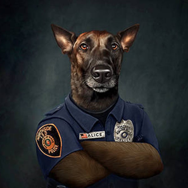 Canine Portrait - Etsy