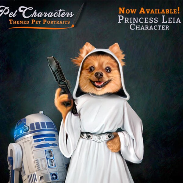 Princess Leia Dog Costume - Etsy