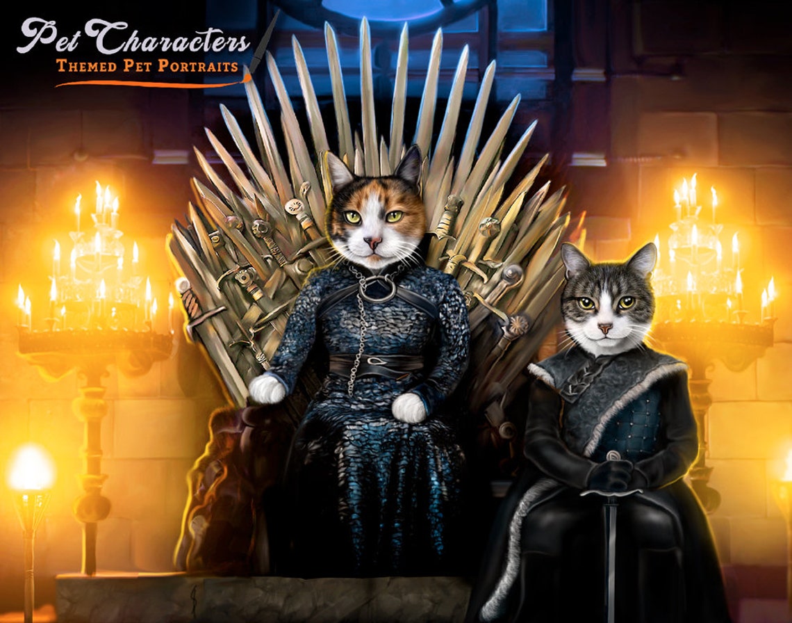 Game of Thrones Multiple PET PORTRAIT Game of Thrones Costume - Etsy
