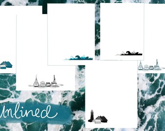 Marine Writing Paper - Etsy