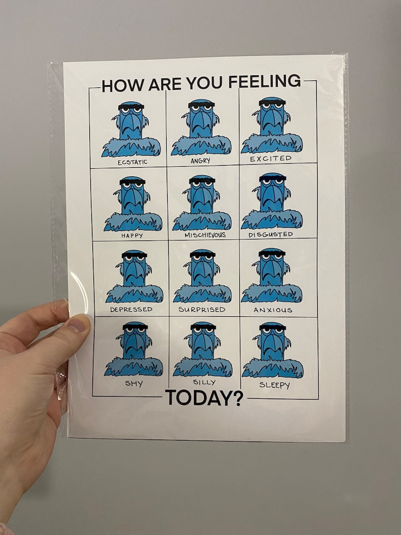 Sam the Eagle Mood Chart Print - Etsy