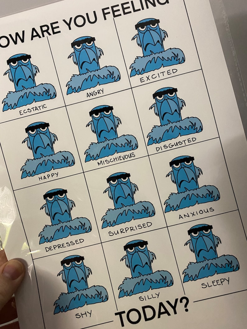Sam the Eagle Mood Chart Print - Etsy