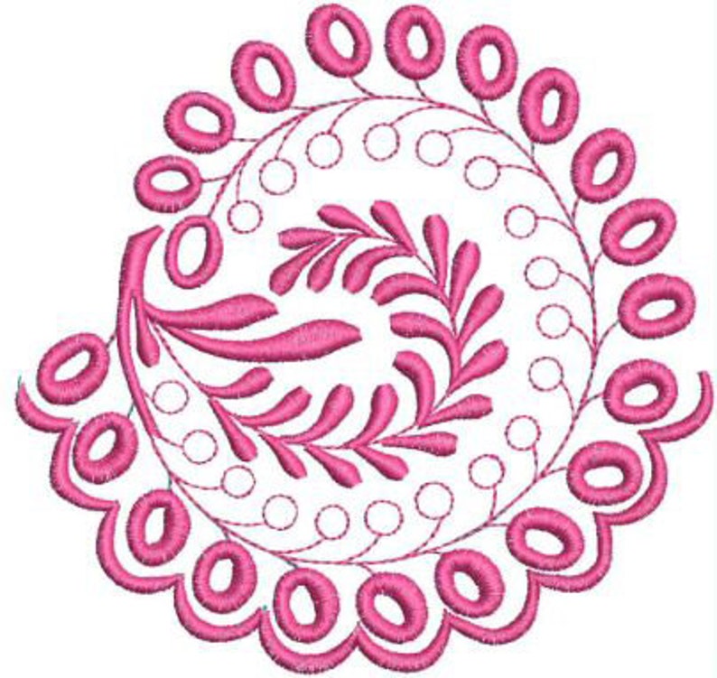 1823 Eyelet Border - RR105 - Historical Machine Embroidery Design - Etsy