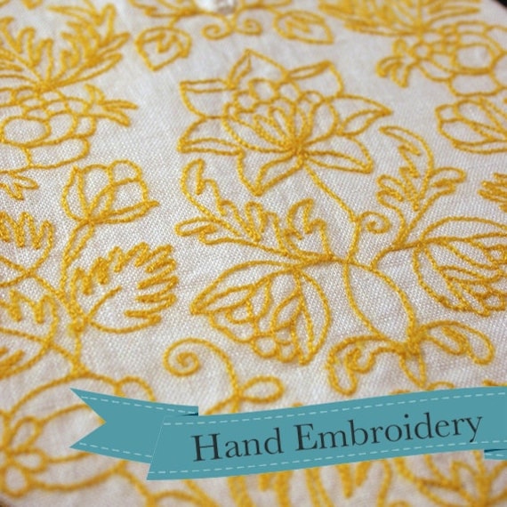 Historical Hand Embroidery Design Mid-18th Century Pocket - Etsy