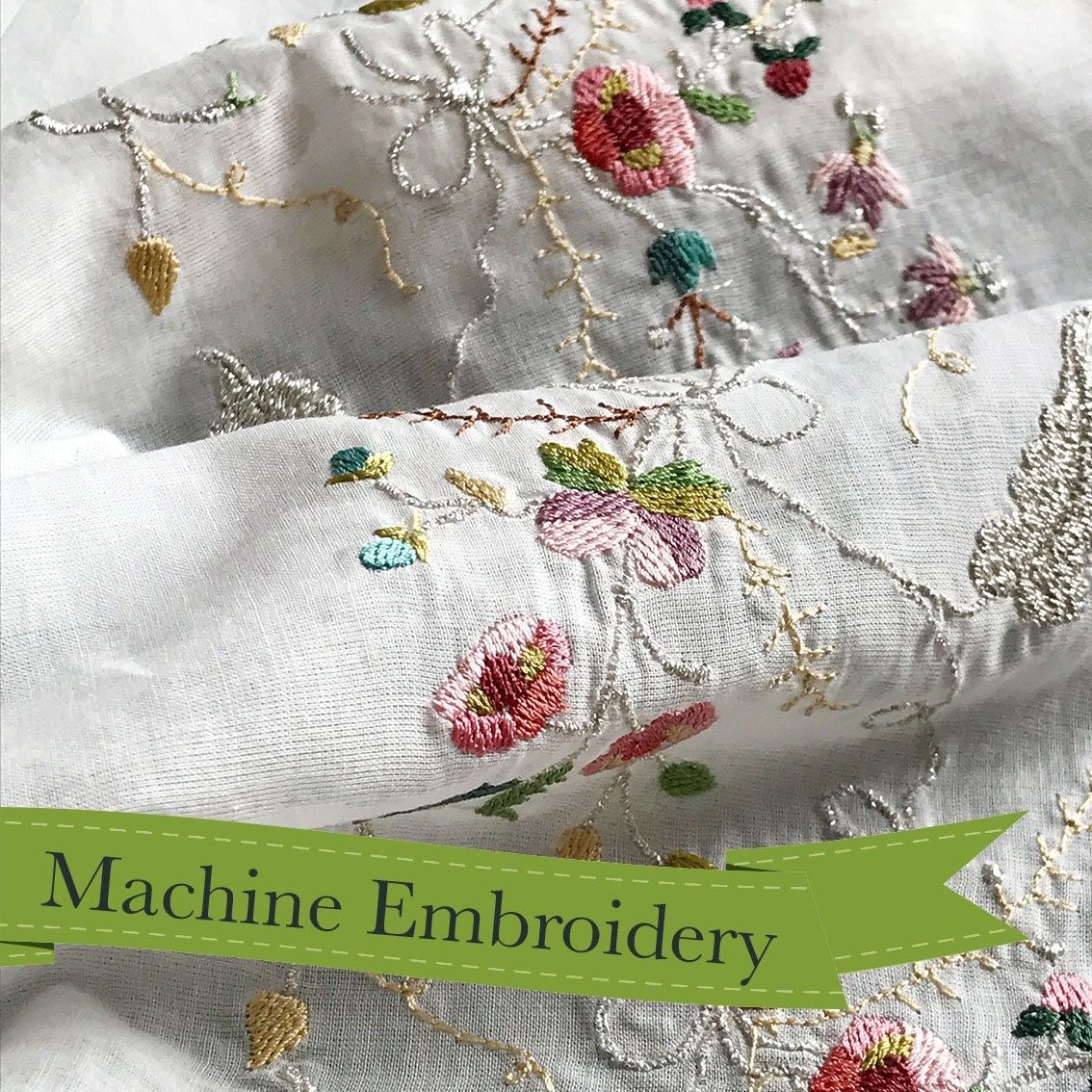 Public Domain Regency Embroidered Fabrics