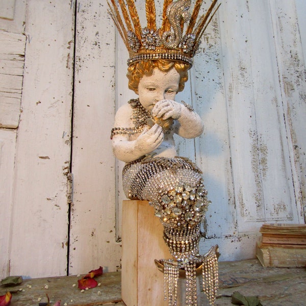 Mermaid Statue - Etsy