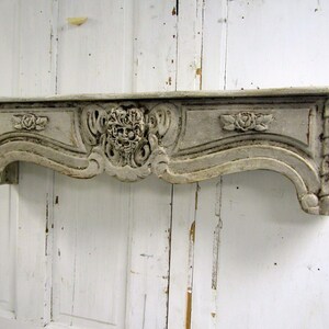 Large Linen Cornice Shelfing Roses and Handmade Greenery God, Hand ...