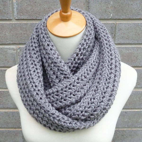 Grey Scarf - Etsy