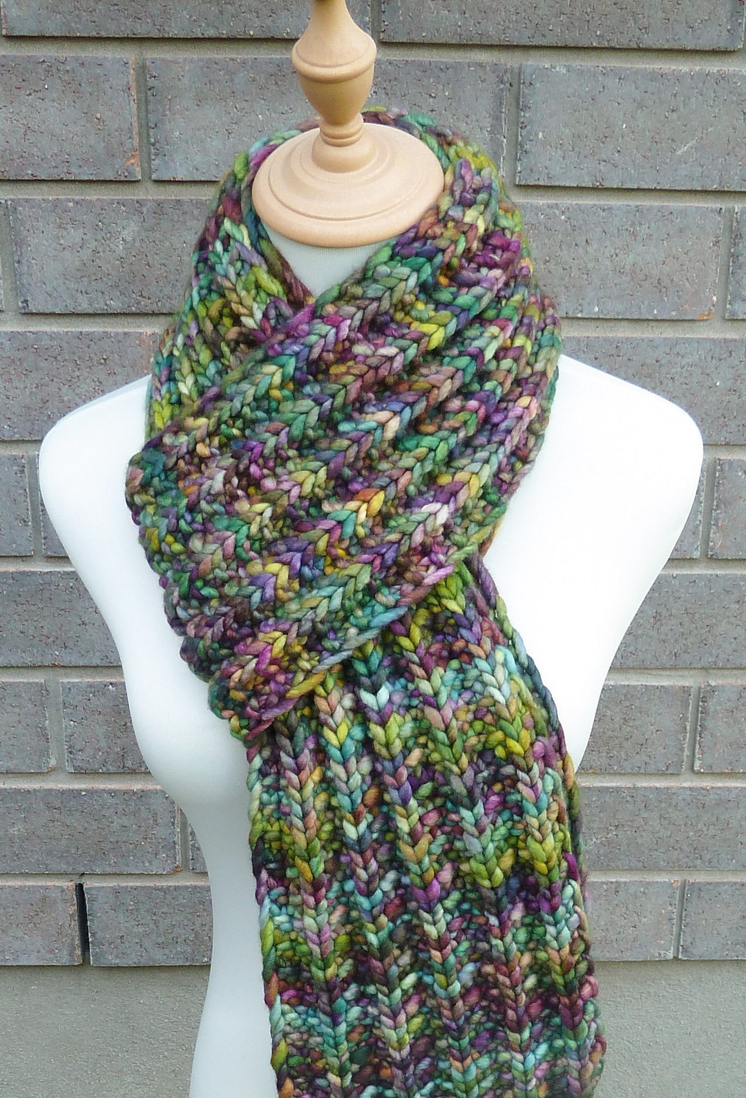 Malabrigo Rasta Merino Wool Scarf Luxury Multicolor Merino Wool Scarf ...