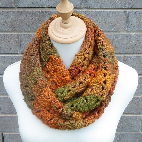 Green Infinity Scarf - Etsy