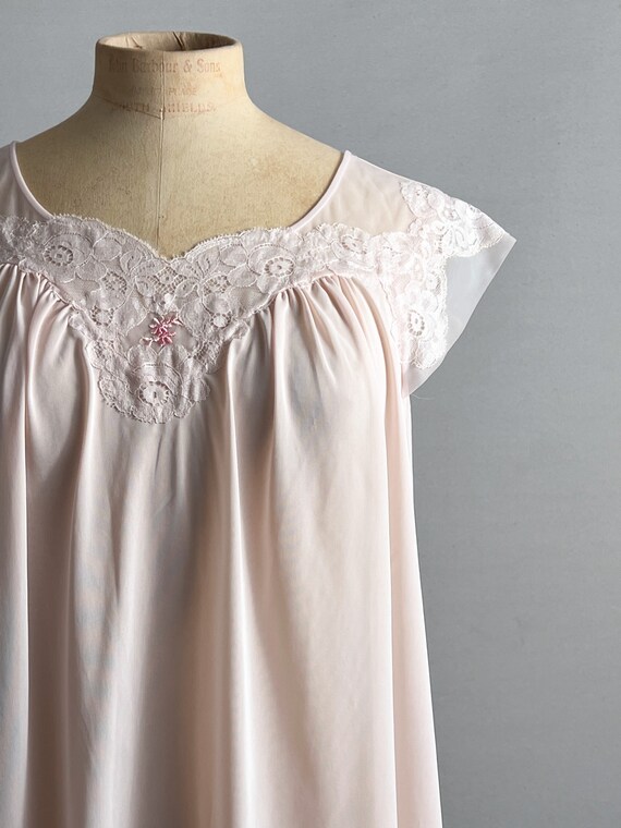 Vintage 1950s/60s Shadowline Light Pink Nylon Pajama … - Gem