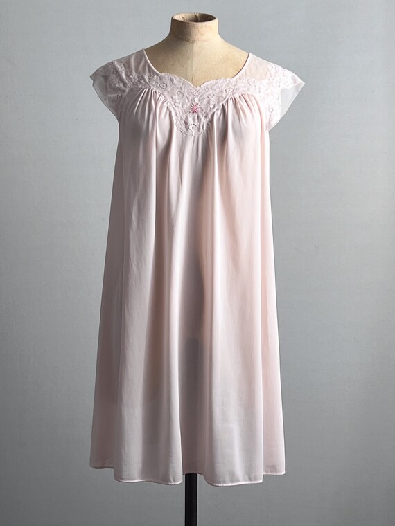 Vintage 1950s/60s Shadowline Light Pink Nylon Pajama … - Gem