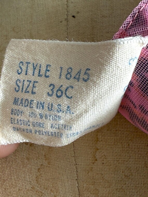 Vintage Hollywood Vassarette 1950s Hot Pink and Black… - Gem