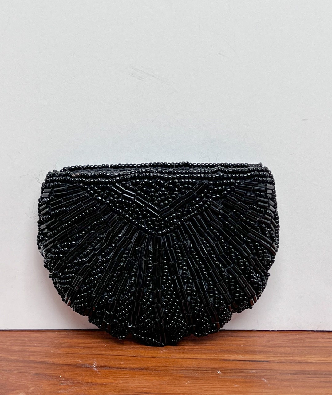 Vintage Marshall Fields Hand Made Black Beaded Coin Purse - Etsy