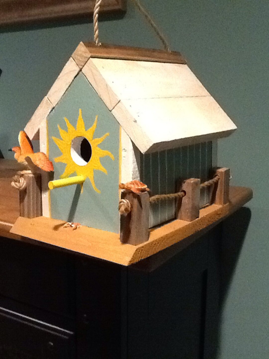 Beachhouse Birdhouse - Etsy