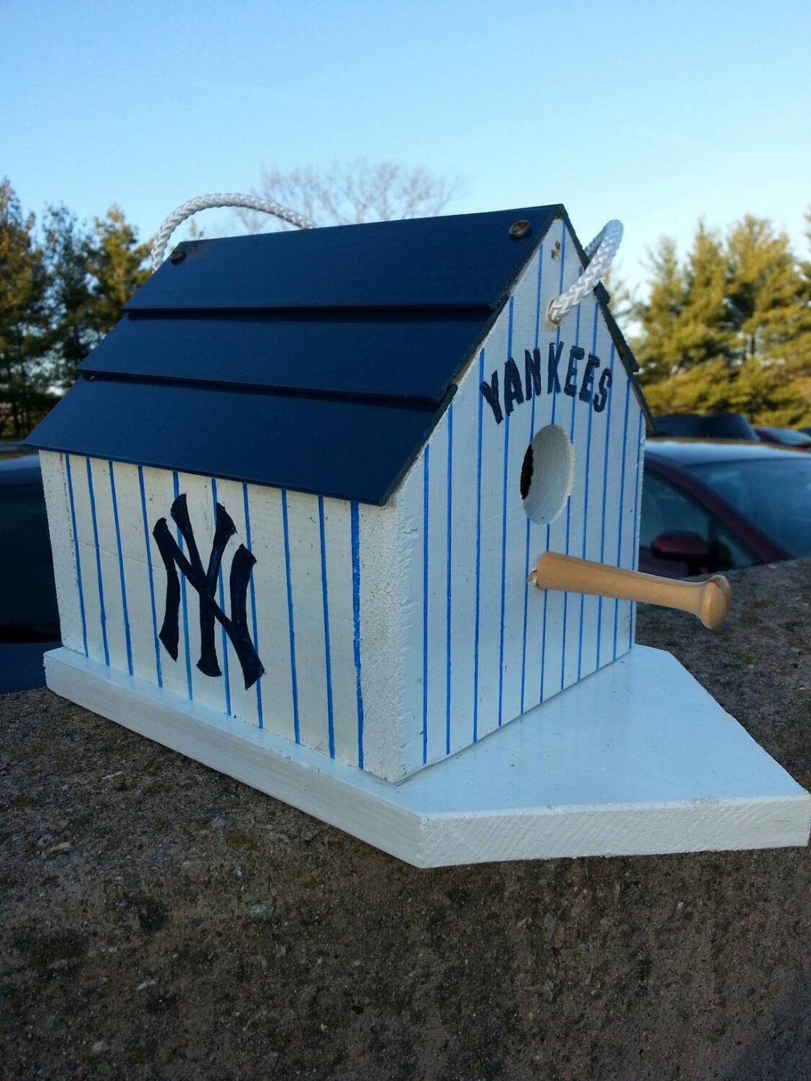 New York Yankees Birdhouse - Etsy