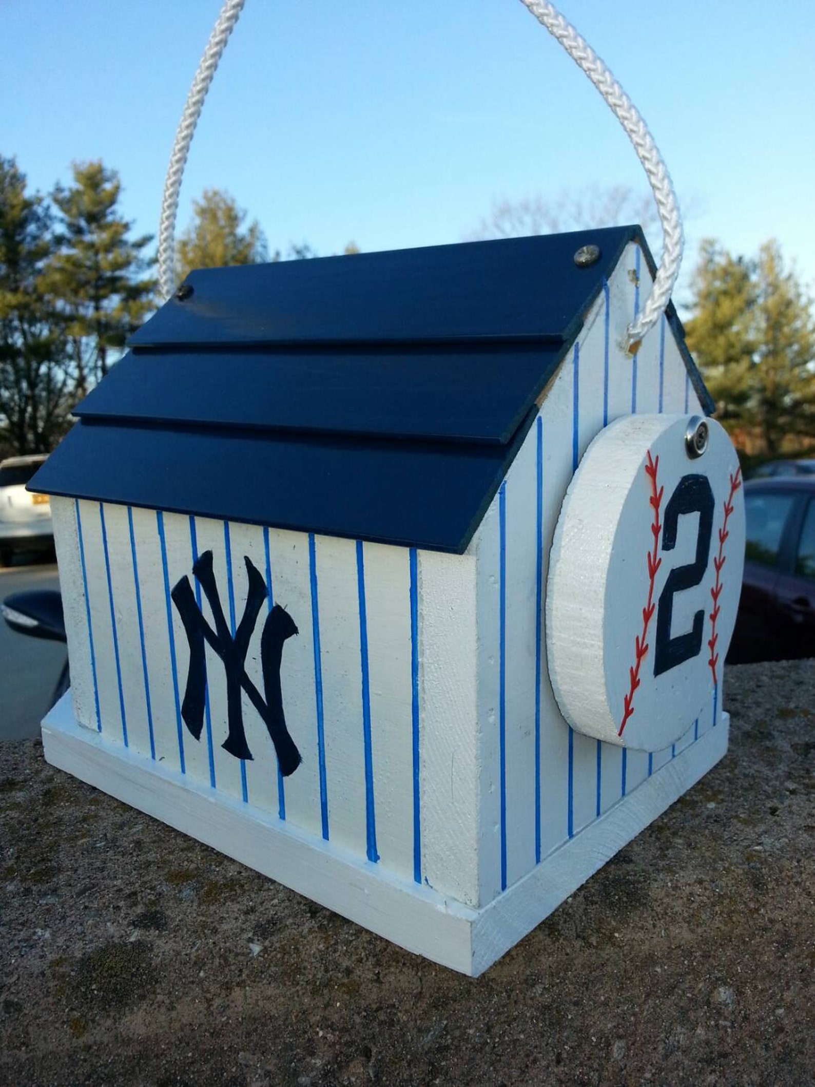New York Yankees Birdhouse - Etsy