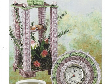 Strawberry Clock Plastic Canvas Pattern Annie's International - Etsy