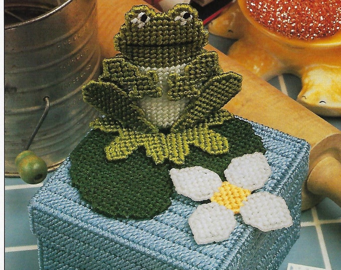 Frog Box Plastic Canvas Pattern Annie's International Plastic Canvas - Etsy