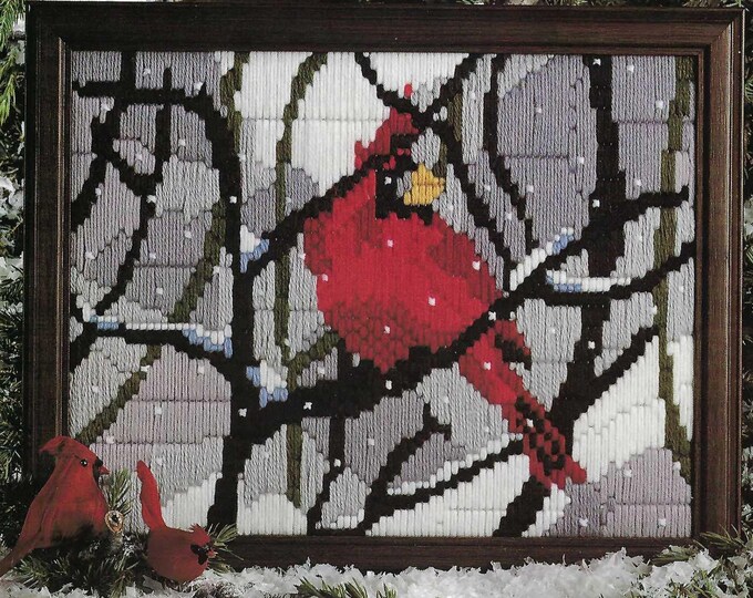 Cheery Cardinal Plastic Canvas Pattern/leisure Arts All Stars - Etsy