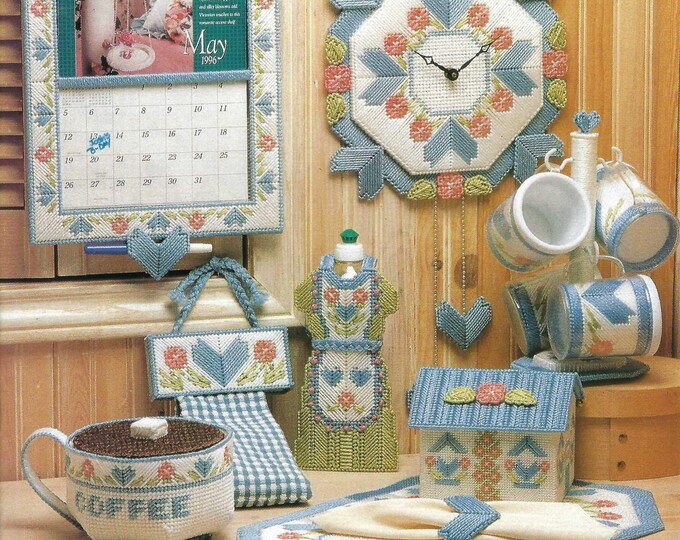 Hearts & Flowers Kitchen Plastic Canvas Pattern Book - the Needlecraft ...