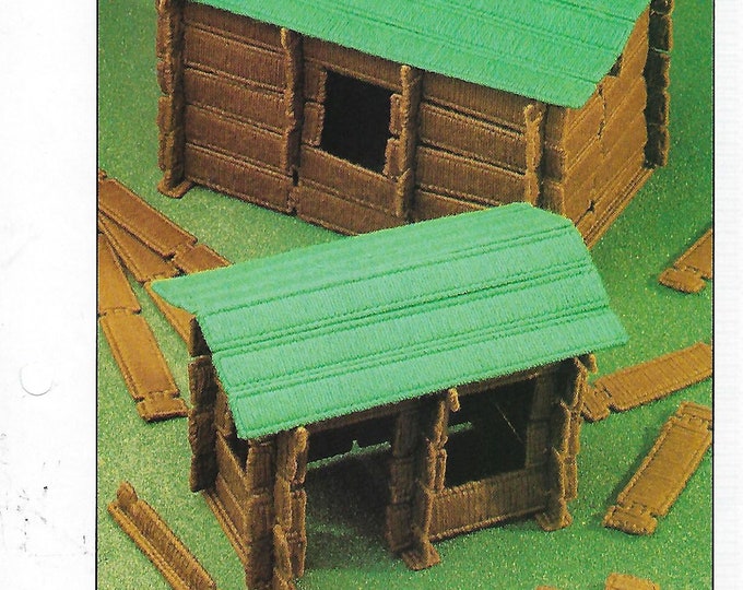 Building Logs Plastic Canvas Pattern, Boy's Toy, Doll Toy, Annie's - Etsy