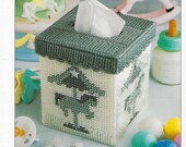Carousel Tissue Box Plastic Canvas Pattern Nursery Decor - Etsy