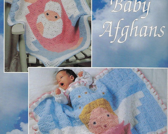 Guardian Angel Baby Afghans Pattern, Leisure Arts #2778 - Etsy