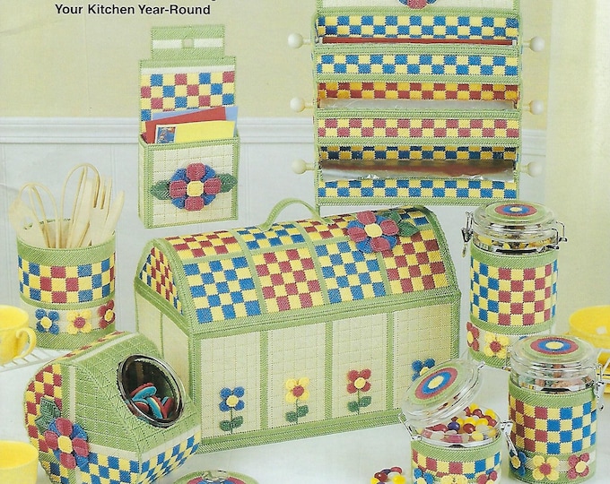 Kitchen Brights Plastic Canvas Pattern Book the Needlecraft | Etsy