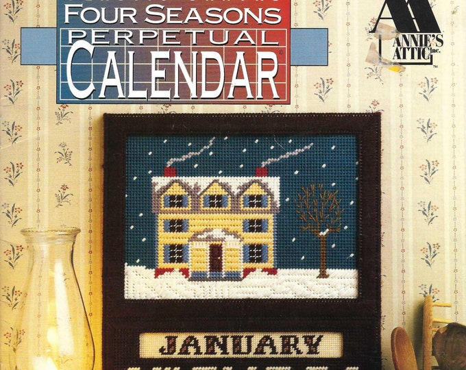 Four Seasons Perpetual Calendar Plastic Canvas Pattern Book - Etsy