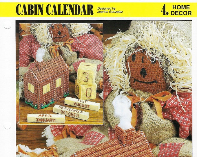 Cabin Calendar Plastic Canvas Pattern/annie's International Pattern ...