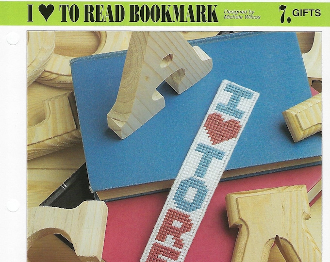 I Love to Read Bookmark Plastic Canvas Pattern/annie's International ...
