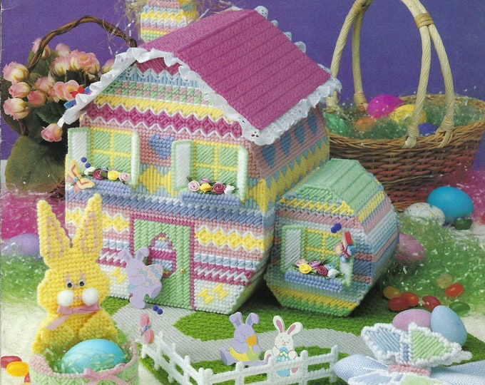 Easter Egg Party Plastic Canvas Pattern Book American School - Etsy
