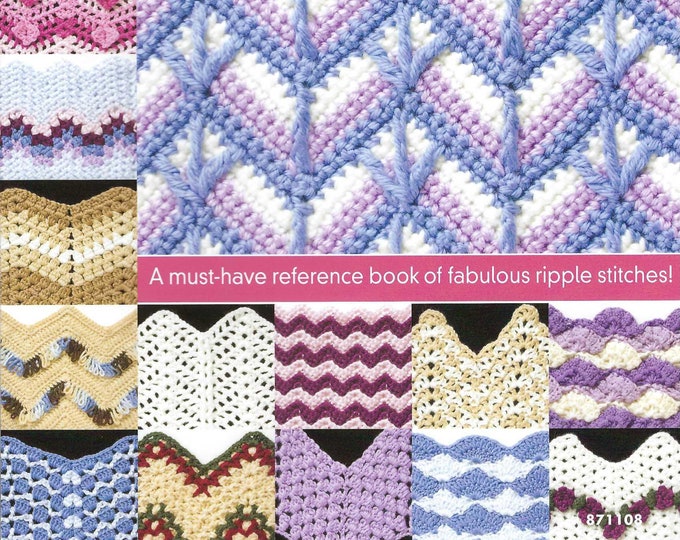 50 Ripple Stitches Crochet Pattern Book/annie's 871108 - Etsy
