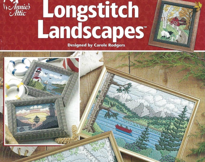 Longstitch Landscapes Plastic Canvas Pattern Book - Annie's Attic ...