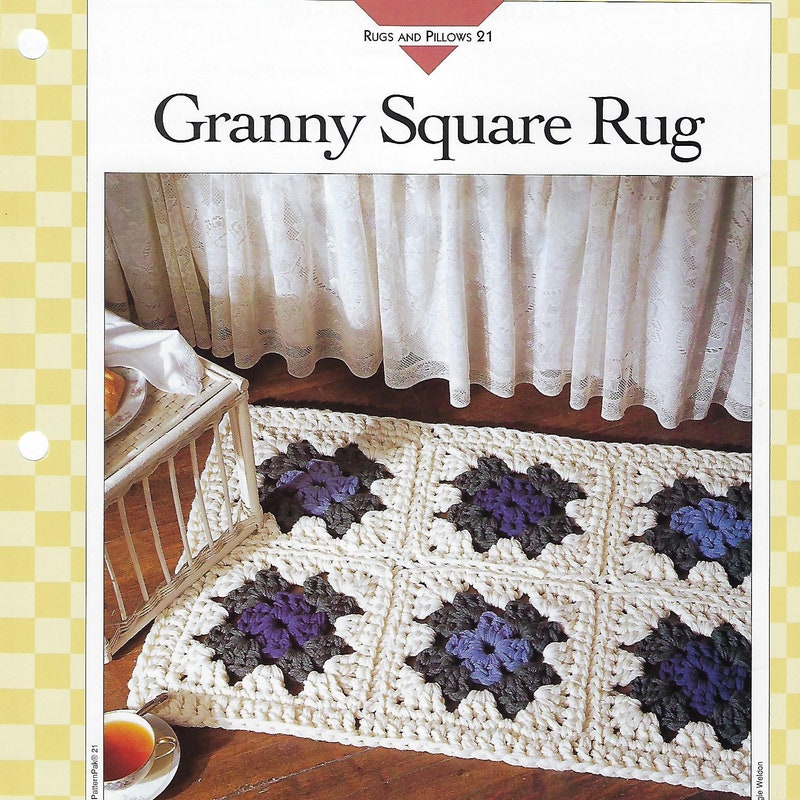 Granny Square Rug - Etsy