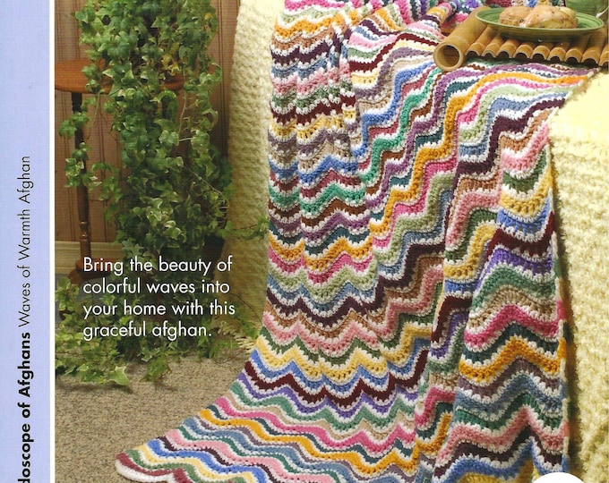 Waves of Warmth Afghan Crochet Pattern/annie's Scrap Crochet - Etsy