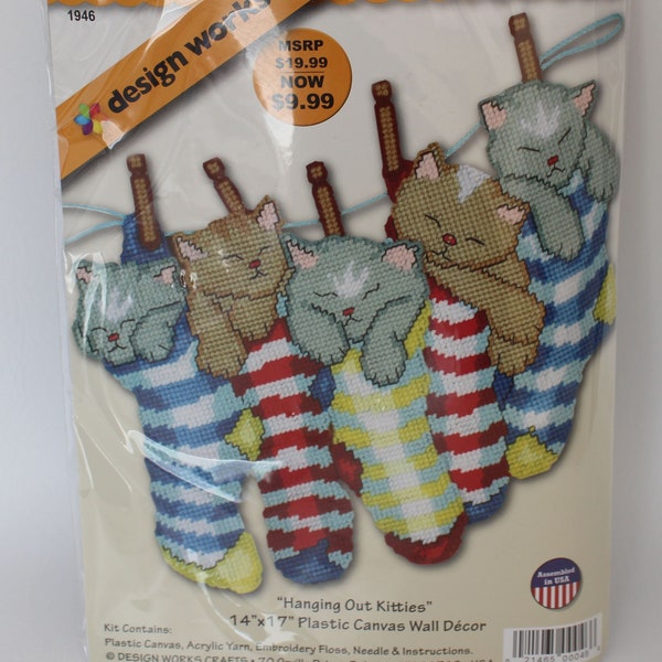 Plastic Canvas Kitty - Etsy