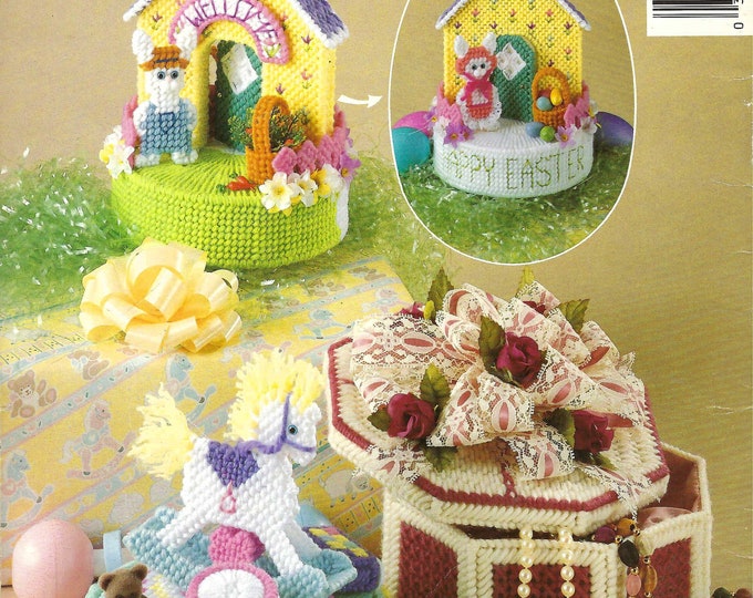 Music Boxes Plastic Canvas Pattern Book/american School of Needlework ...