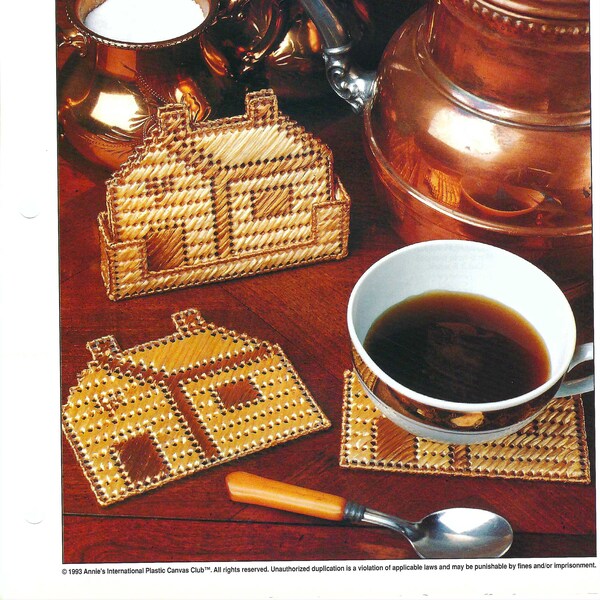 Log Cabin Coasters - Etsy